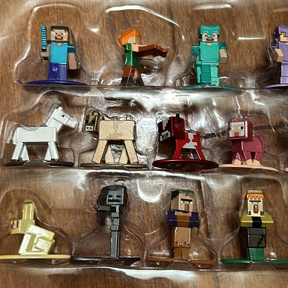 Minecraft | Toys | Minecraft Nano Metalfigs 8 Pack Series 6 165 Inch ...